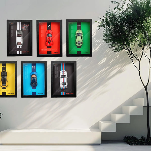 Miniauto 3D Bugatti Veyron Frame – Diecast Station